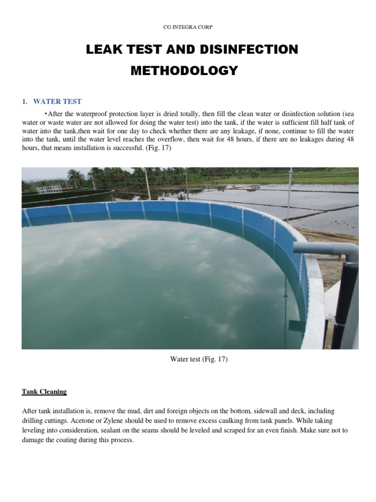Leak Test Methodology for Storage Tanks | PDF | Nut (Hardware) | Screw