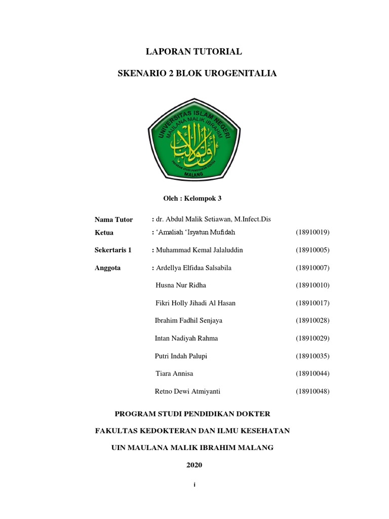 Laporan Tutorial Kel. 3 Sken 2 | PDF