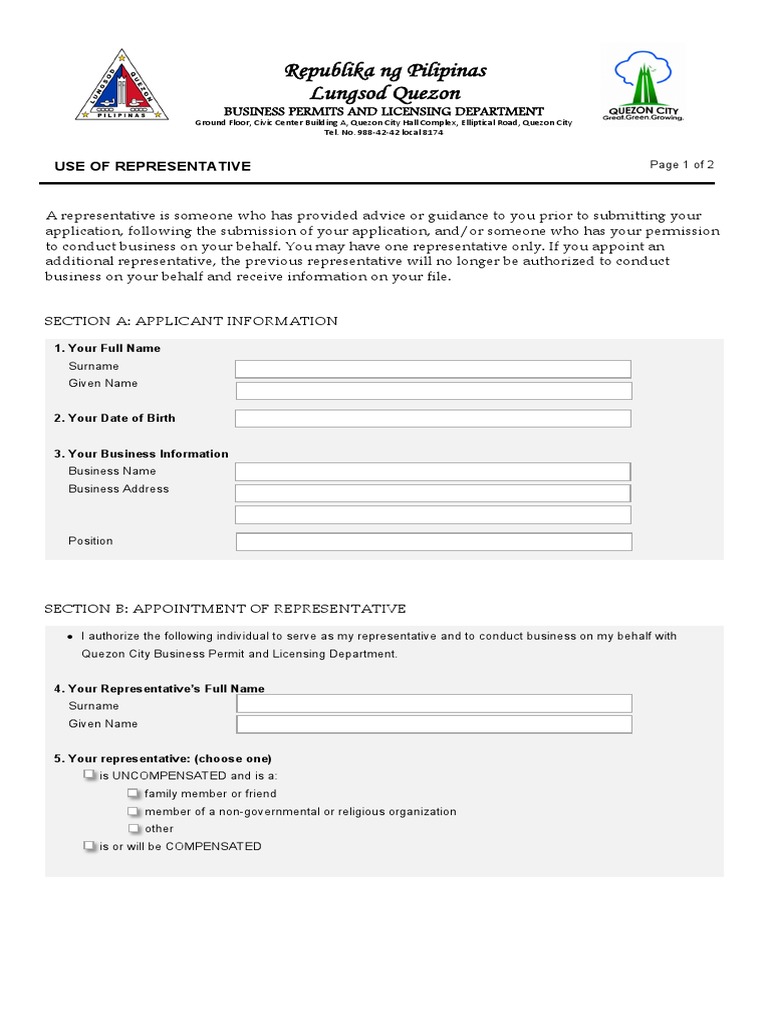 Authorization Letter - QC Form | PDF | Email Address | Communication