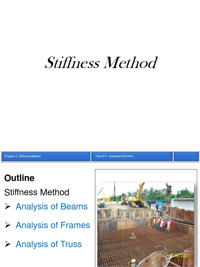 Stiffness Method (Notes - Beams, Frames and Truss) PDF | PDF | Beam ...