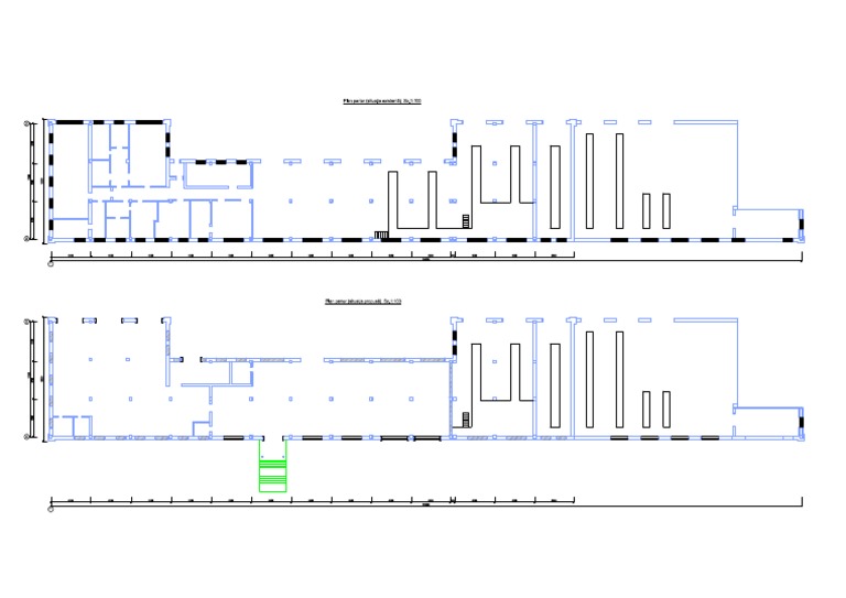 Plan Parter Existent Si Propus PDF | PDF
