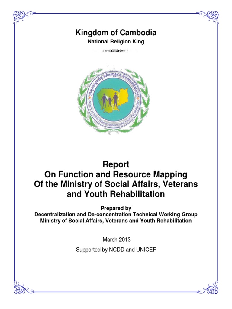 Mapping Ministry Functions and Resources | PDF | Welfare | Decentralization
