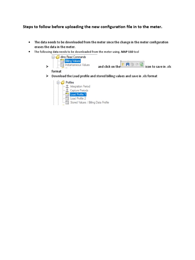 Steps To Follow Before Uploading The New Configuration File in To The ...