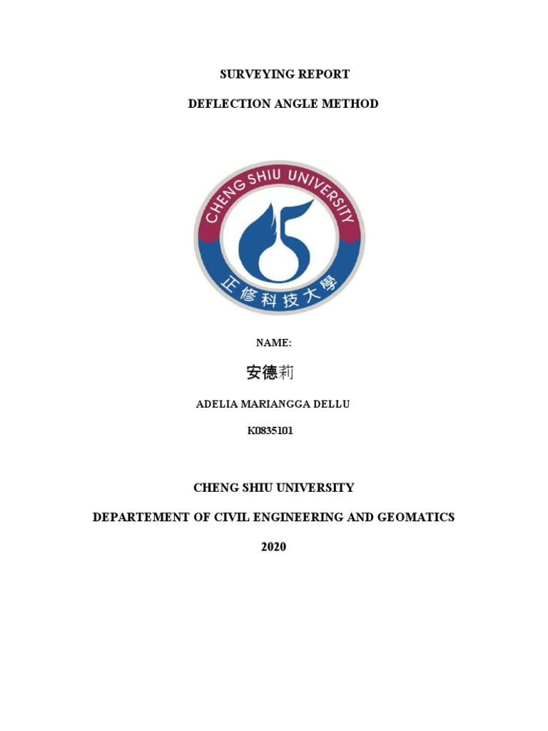 Deflection Angle Method Ok | PDF | Surveying | Hammer