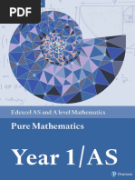 Edexcel IAL Pure Mathematics 1 | PDF