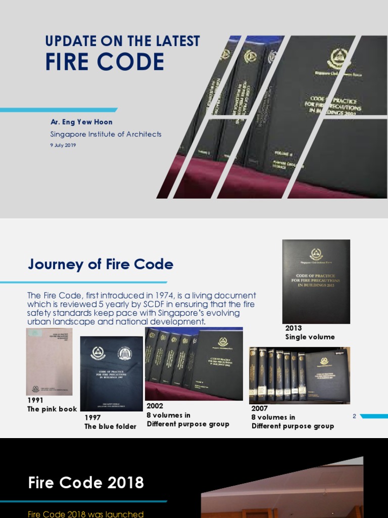 Update On The Latest SCDF Fire Code PDF | PDF | Fire Sprinkler System ...