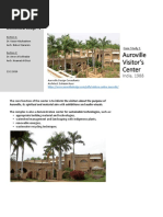 Auroville Architectural Case Study | PDF | Auroville | Building Engineering