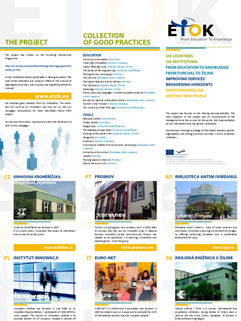 Collection of Good Practices The Project: WWW - Etok.eu | PDF | Communication | Human Nature