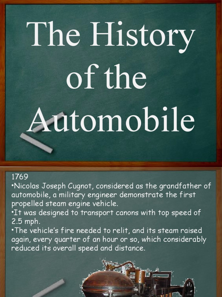 Timeline of Automobile Evolution | PDF | Car | Engines