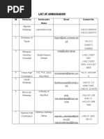 Embassies and Contacts in Ghana | PDF | Consul (Representative) | Accra
