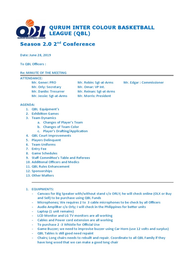 QBL Paper Template | PDF | Sports & Recreation