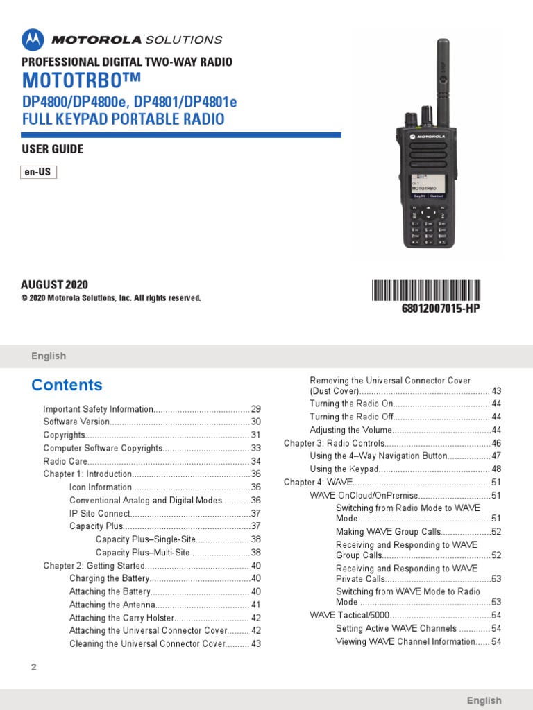 68012007015-HP Enus MOTOTRBO DP4800 DP4800e DP4801 DP4801e Full Keypad ...