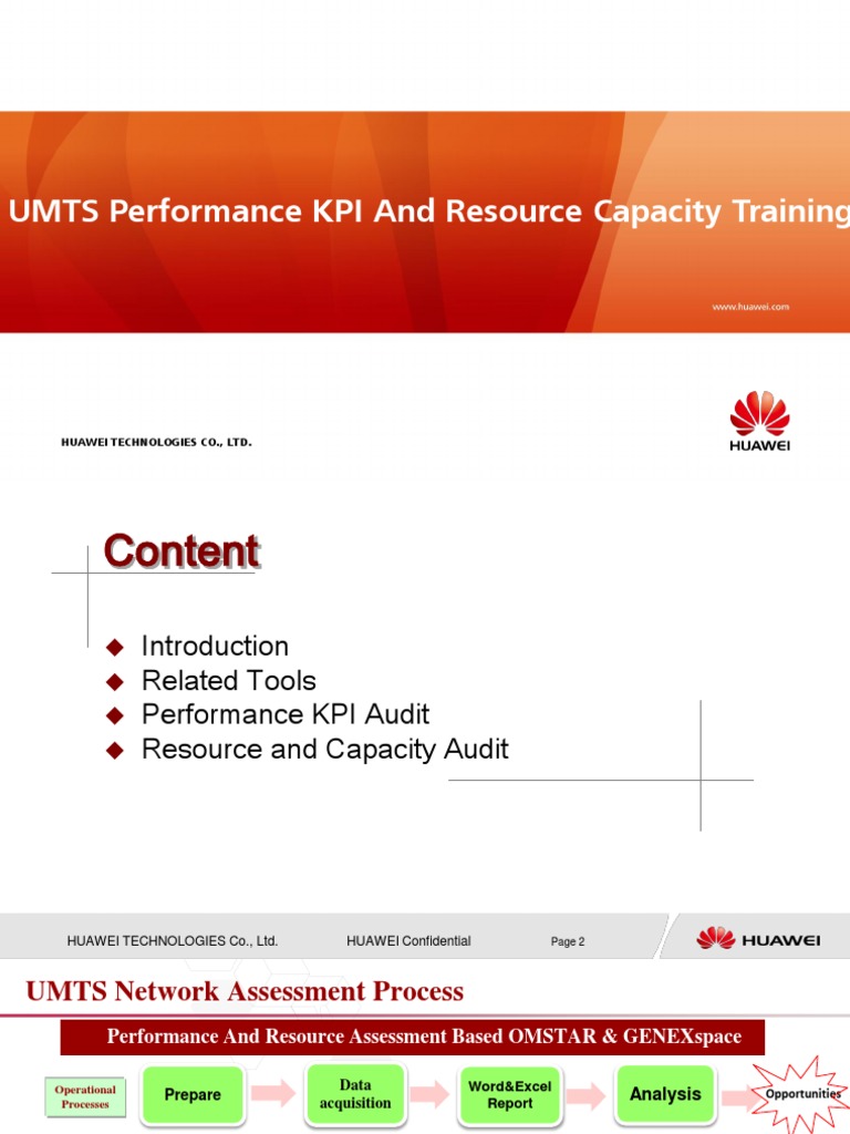 UMTS Performance KPI and Resource Capacity Training: Security Level | PDF | Computer Network ...