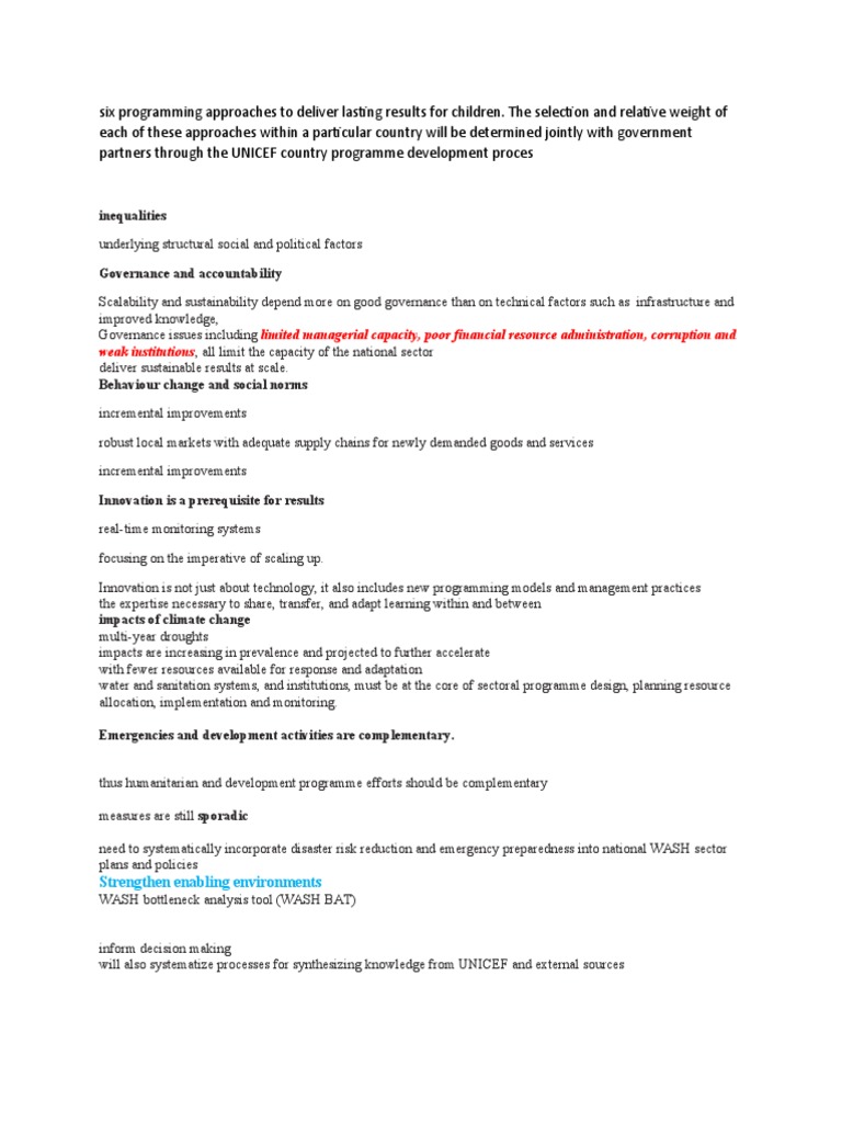 Inequalities: Limited Managerial Capacity, Poor Financial Resource ...