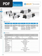 Airtac 4V210-08 Solenoid Valve Specs | PDF | Vacuum Tube | Valve