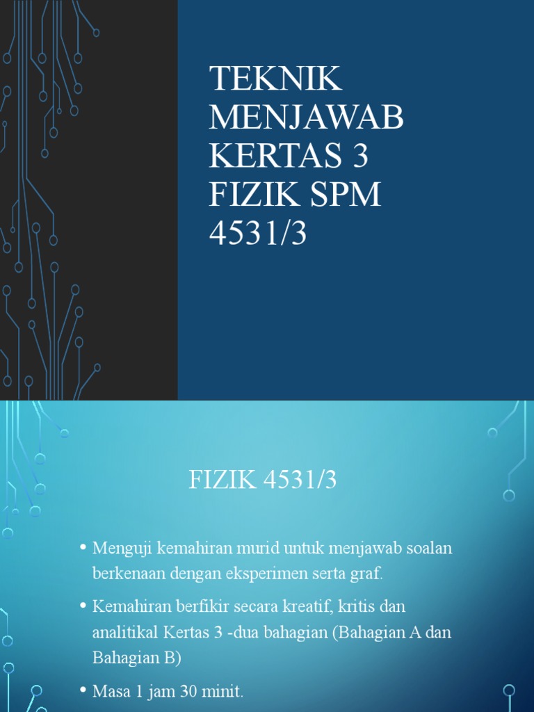 Teknik Menjawab Kertas 3 Fizik SPM 2020 | PDF