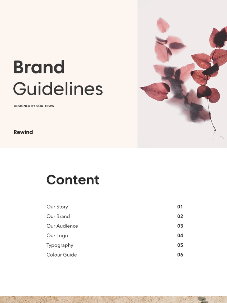 Rewind - Brand Book | PDF | Typefaces | Logos