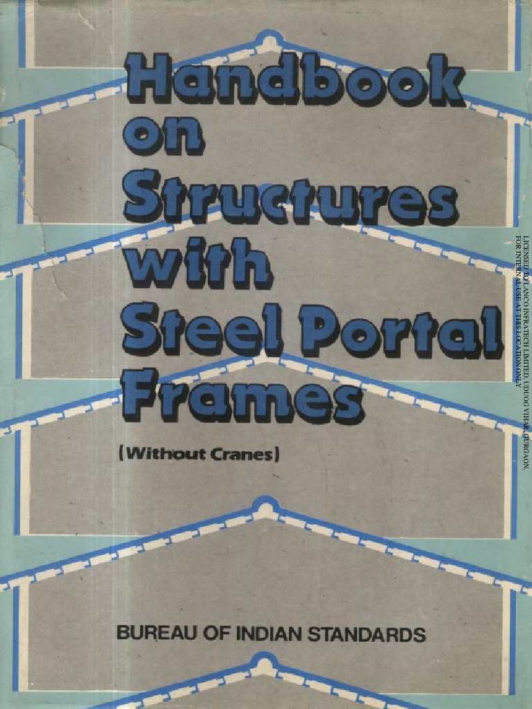Sp40 Steel Potral Frames Pdf Pdf Beam Structure Truss