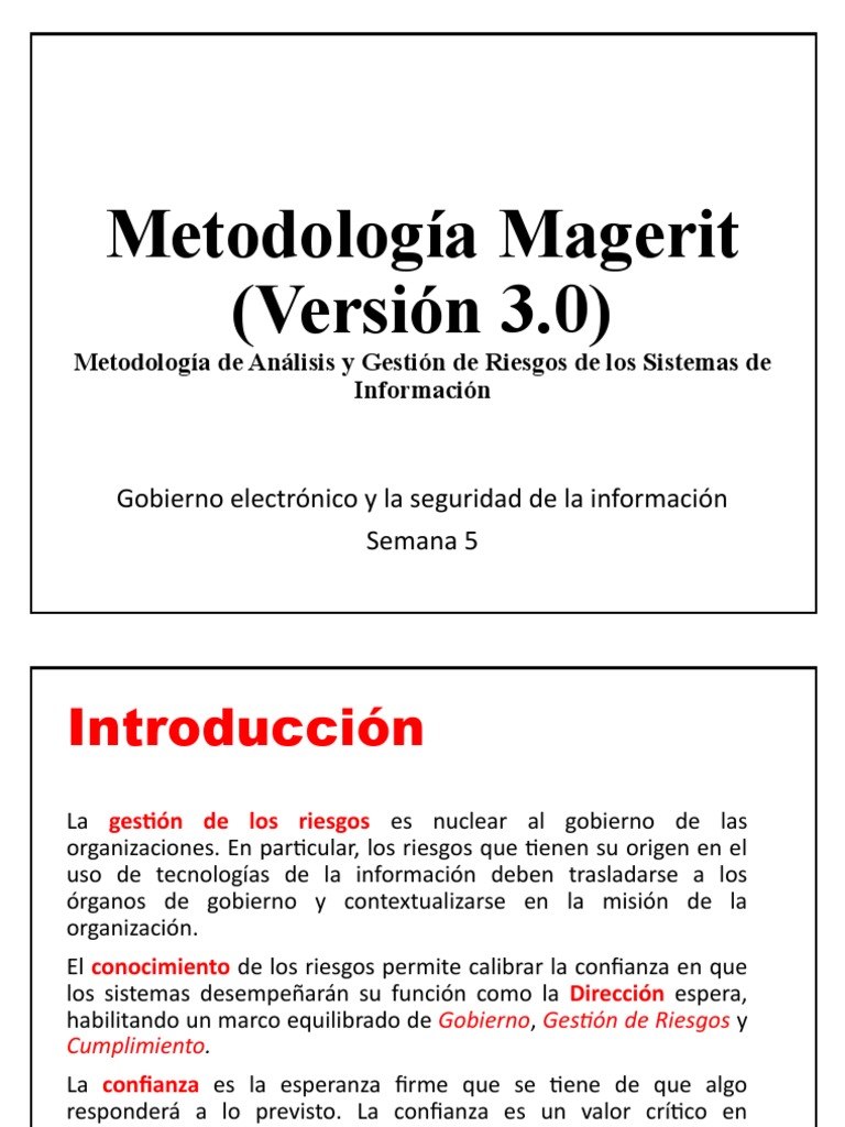Metodologia Magerit | PDF | La seguridad informática | Seguridad