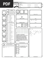 Character Sheet To SW5e | PDF | Role Playing Games | Leisure