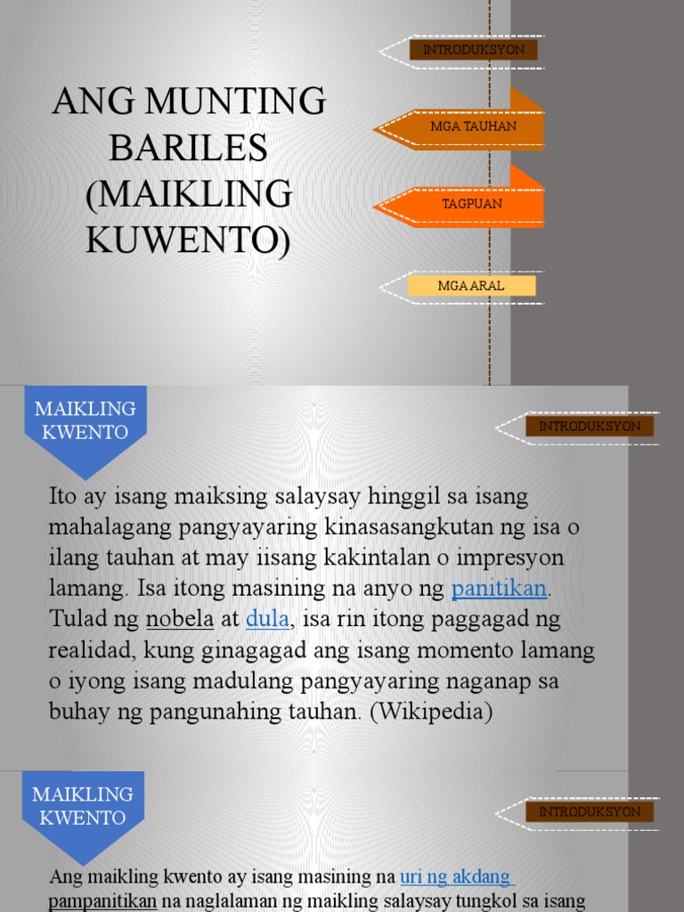 Ang Munting Bariles | PDF