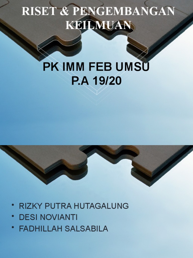 Riset & Pengembangan Keilmuan: PK Imm Feb Umsu P.A 19/20 | PDF | Seni