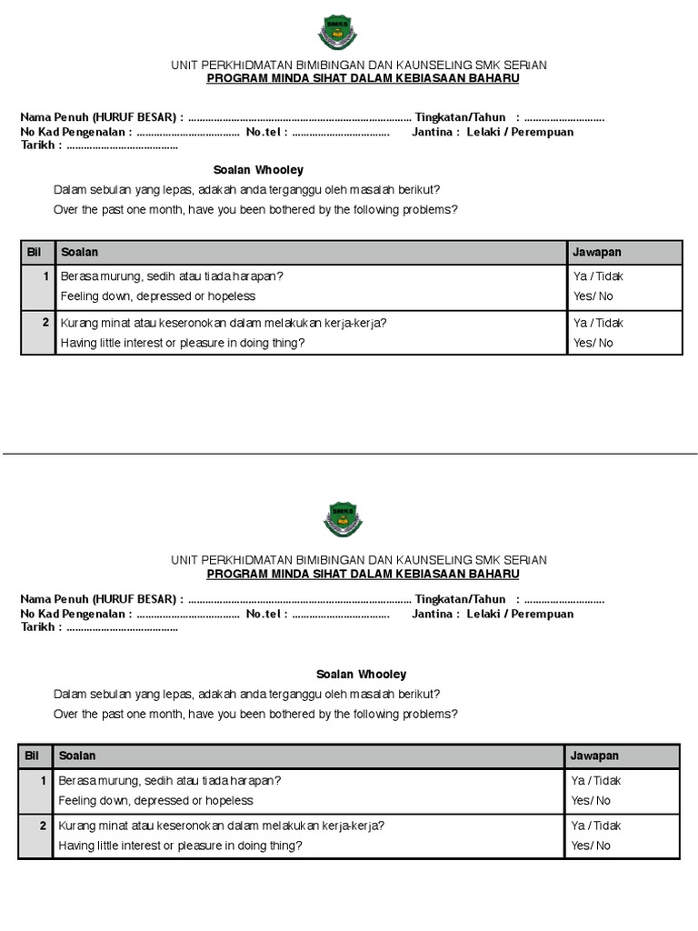 WHooley Minda Sihat PDF | PDF