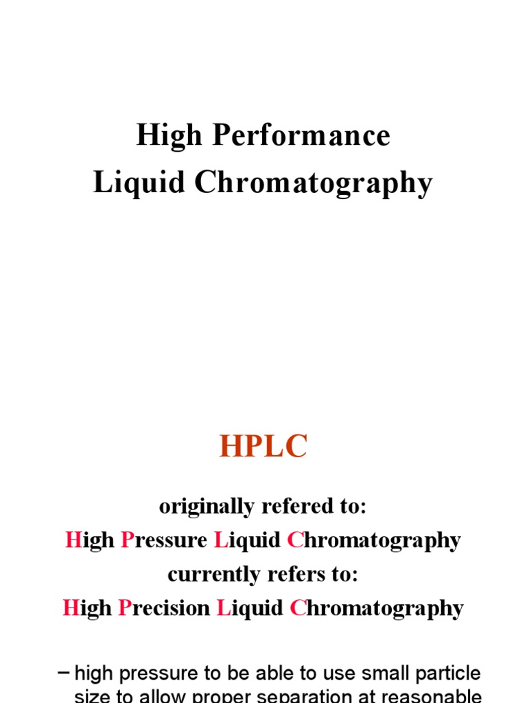 Isocratic Gradient HPLC | Download Free PDF | High Performance Liquid ...