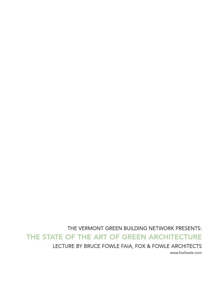 Fox & Fowle Architects: Green Design Insights | PDF | New York City ...