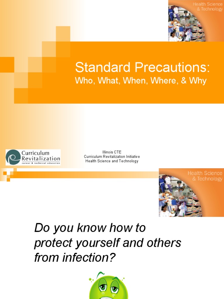 Standard Precautions:: Who, What, When, Where, & Why | PDF ...