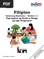 Detailed Lesson Plan in Filipino 6 (Sanhi at Bunga) | PDF