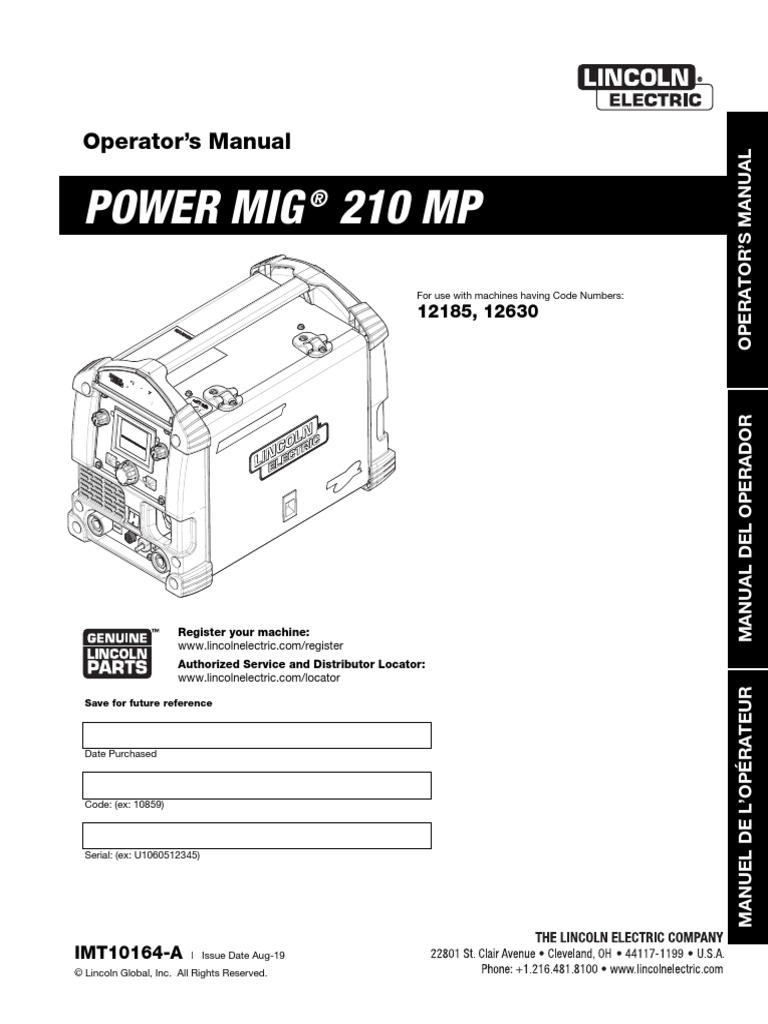 Power Mig 210 PDF | PDF | Welding | Construction