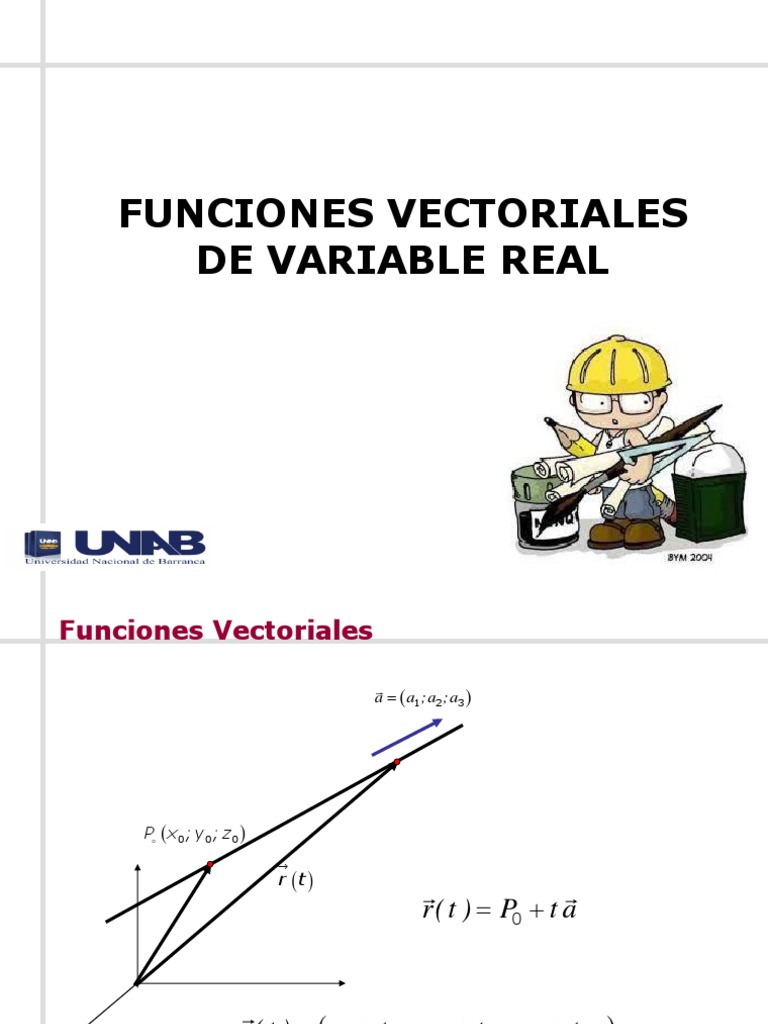 Funciones Vectoriales de Variable Real | PDF