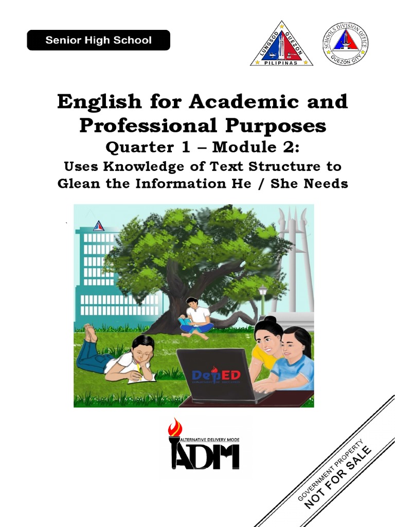 EAAP Q1 W2 Module 2 V3a | PDF | Reading Comprehension | Learning