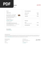 Your Receipt From Airbnb: Price Breakdown West Kelowna | PDF | Airbnb ...