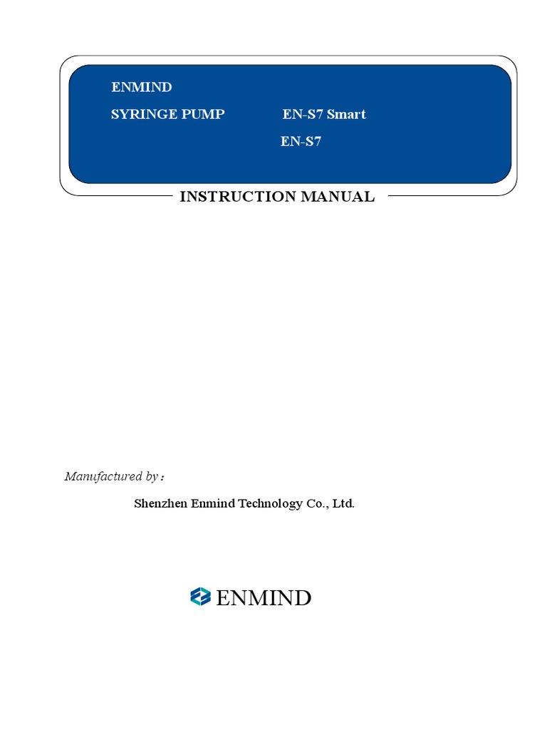 ENMIND EN-S7 INSTRUCTION MANUAL. Manufactured by - Shenzhen Enmind ...