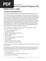 Chapter 1 Economic Development (Todaro, Smith) | PDF | Gross Domestic ...