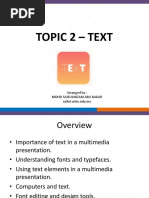 Text in Multimedia | PDF | Typefaces | Serif