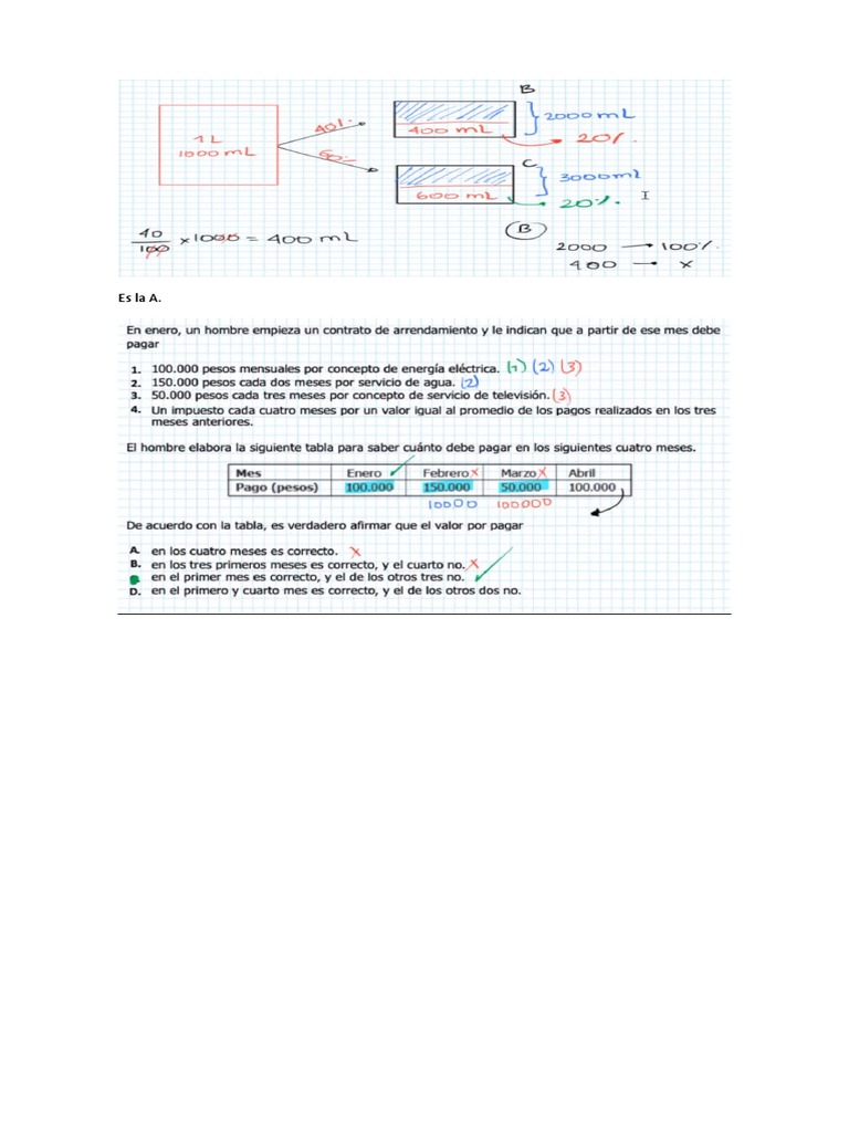 Matematicas Icfes 2021 | PDF