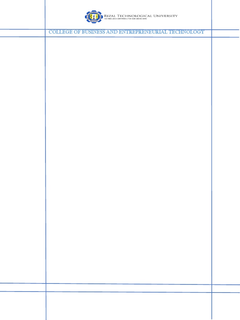 RTU Thesis Letterhead | PDF