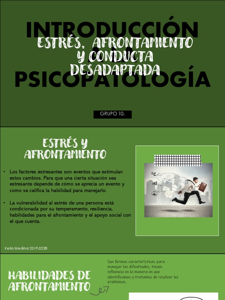 Estres, Afrontamiento y Conducta Desadaptada | PDF | Disociación ...