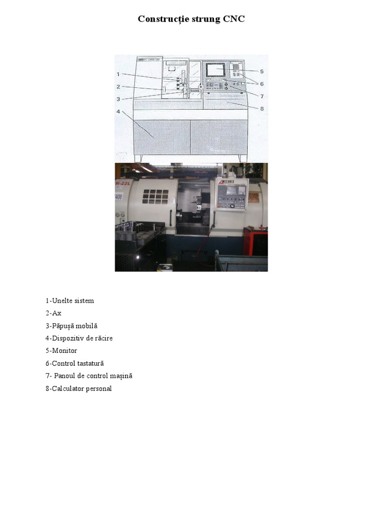 Constructie Strung CNC | PDF
