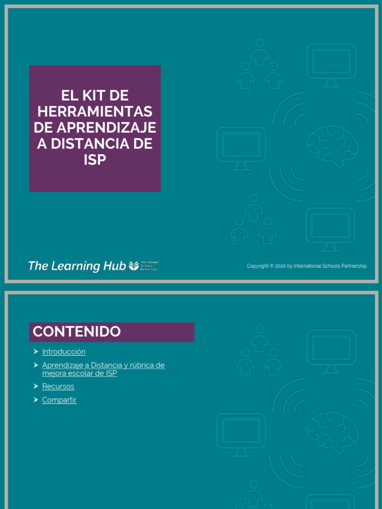 El Kit de Herramientas de Aprendizaje A Distancia (Versión 1) | PDF ...