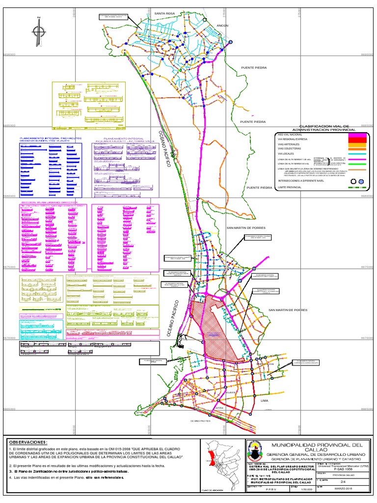 Plan Del Sistema Vial Provincial Del Callao Actualizado Al 2018-Psad56 ...