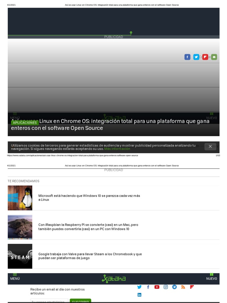 Así Es Usar Linux en Chrome OS - Integración Total para Una Plataforma ...