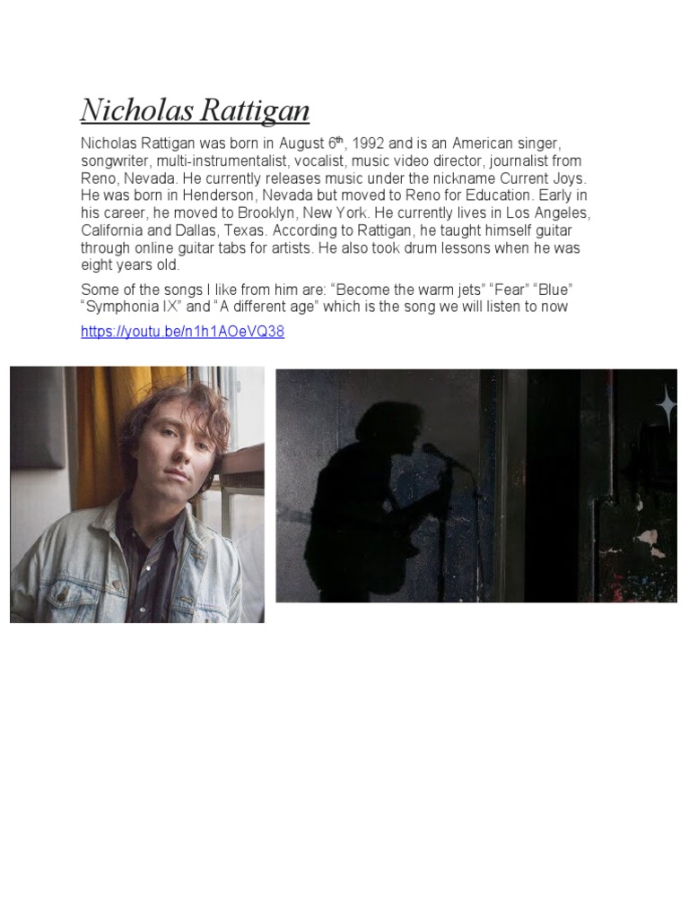 Nicholas Rattigan | PDF