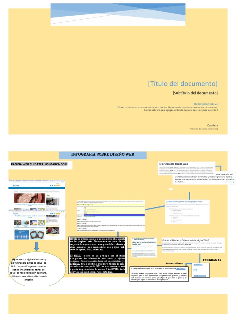 Infografia | PDF | HTML | Diseño web