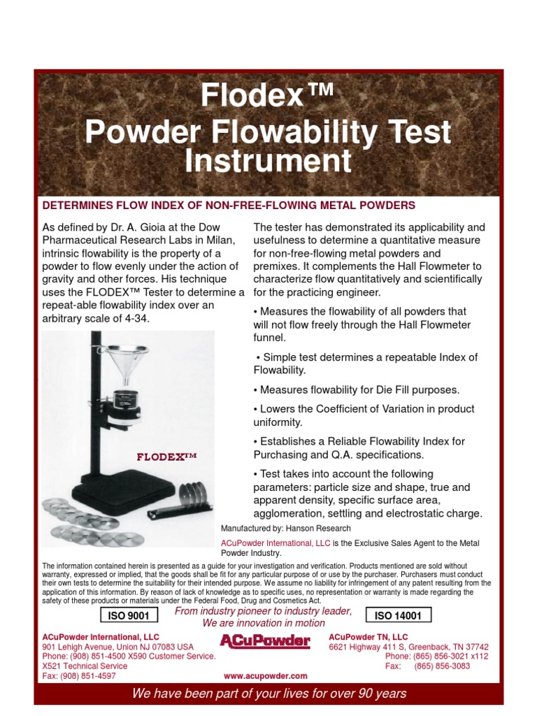 Flodex - For Purchase | PDF | Flow Measurement | Chemistry