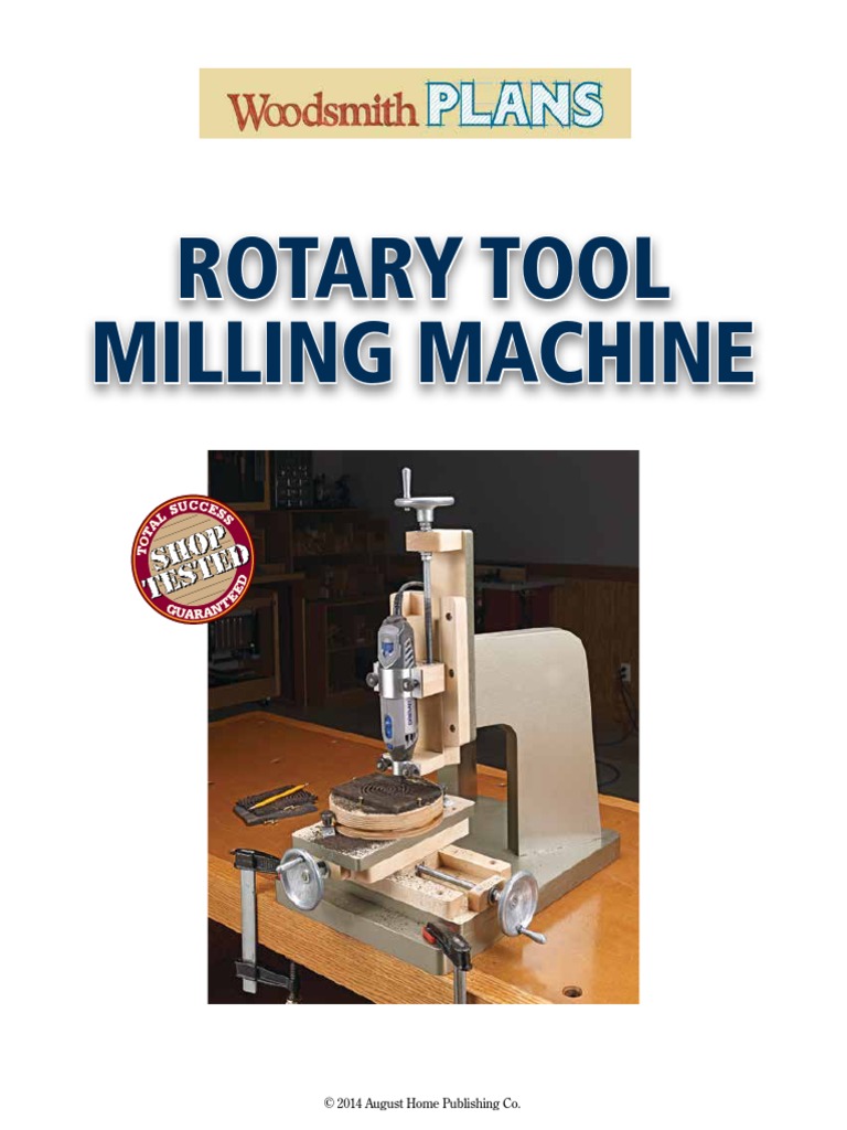 SN13634 - Rotary Milling Machine PDF | PDF | Screw | Nut (Hardware)