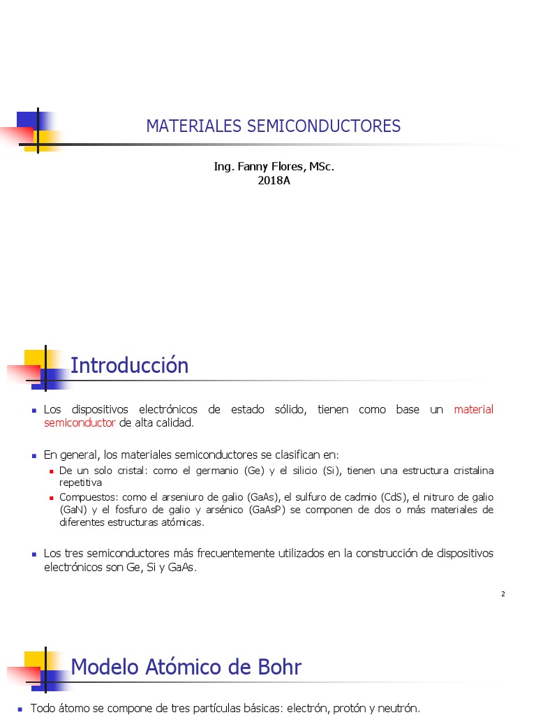 Materiales Semiconductores | PDF | Semiconductores | Dopaje (semiconductor)